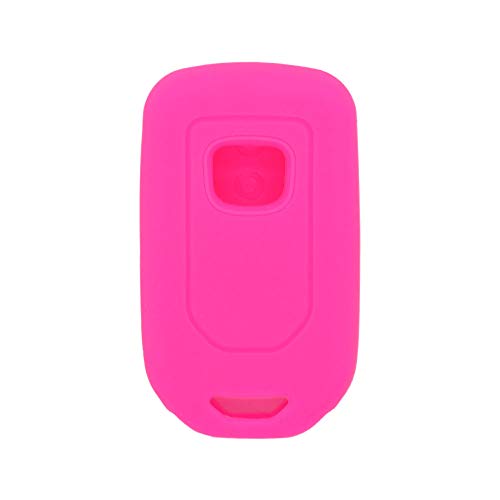 SEGADEN Silicone Cover Protector Case Holder Skin Jacket Compatible with HONDA 3+1 Hold Button 4 Buttons Smart Remote Key Fob CV4210 Rose