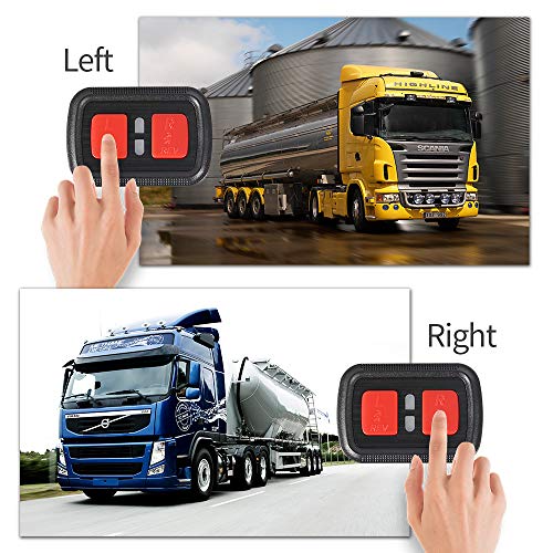 VSYSTO Upgrade 3CH Truck Dash Camera System DVR Recorder Waterproof Vehicle Backup Camera 1080P Front&Sides&Rear View Security Camera for Semi Truck Trailer Van RVs 3.0'' Monitor Infrared Night Vision
