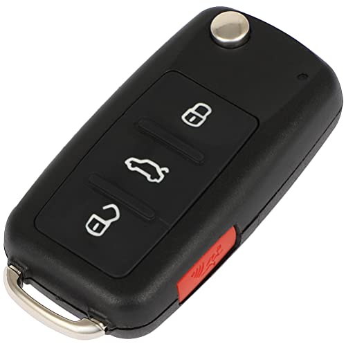 ANGLEWIDE Car Key Fob Replacement for 11-16 for S-portwagen for C-c for E-os (FCC: 5K0 837 202 AE)1 pad