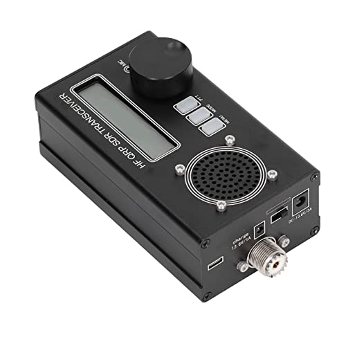 Shortwave Radio Transceiver, 8 Band Full Mode USDR SDR QRP Transceiver, USB/LSB/CW/AM/FM/DSP Modes, Aluminum Alloy, for Signal Reception