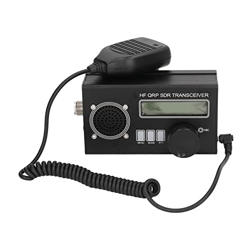 Shortwave Radio Transceiver, 8 Band Full Mode USDR SDR QRP Transceiver, USB/LSB/CW/AM/FM/DSP Modes, Aluminum Alloy, for Signal Reception