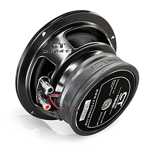 CT Sounds Meso 6.5” 300 Watt 2-Way Premium Coaxial Car Speakers, Pair
