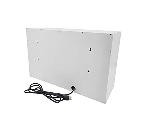 FixtureDisplays® 24-Slot Cellphone USB Charging Station Lockers Assignment Mail Slot Box 24 W x 15 H x 9" D Big (8.2") and Small (4.4") Slots 15255