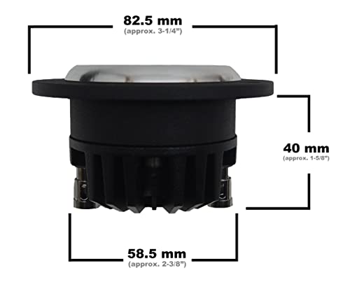 (Single Speaker) BZRK Audio SST-160 Titanium Bullet Super Tweeter 160 Watts Max Single Speaker, Black