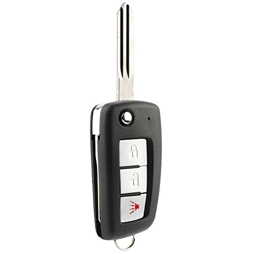 Car Key Fob Keyless Entry Flip Remote fits Nissan & Infiniti (KBRASTU15, CWTWB1U415, CWTWB1U733, CWTWB1U821)