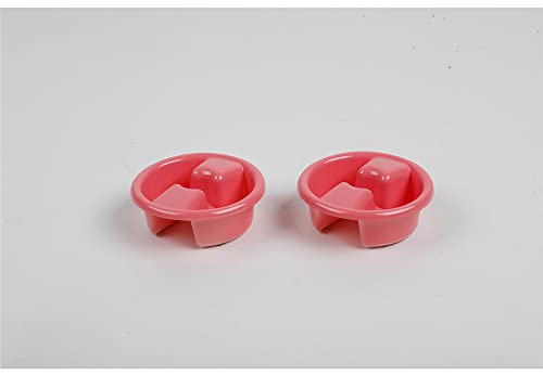 SZDEDA ABS Car Top Roof Knob Button Cover Decorative Trim Fit for Jeep Wrangler JK 2007-2017 Interior Car Accessories (Pink)