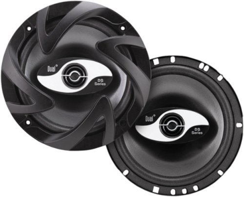 Dual Electronics DS652 2-Way 6 ½ inch Car Speakers with 100 Watt Peak Power & 1 inch Mylar Balanced Dome Tweeter