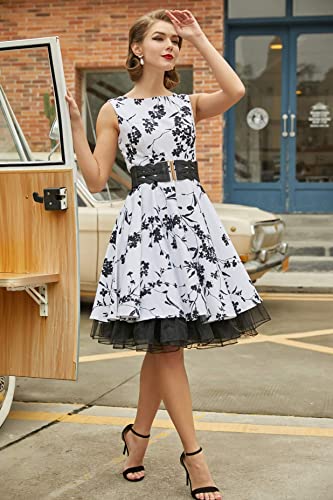 GRACE KARIN Women Tulle Underskirt Black Petticoat for 50s Dress Petticoat 2X
