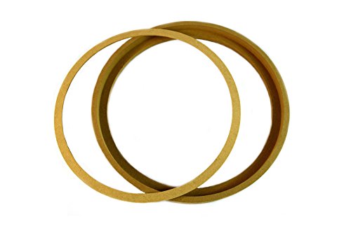 Audiopipe RING10BZ Nippon 10 Mdf Speaker Ring - Recess With Bezel - 1/2 Extension [pair]