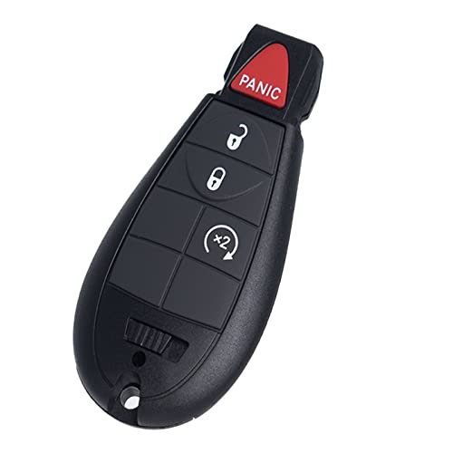 Key Fob FOBIK Keyless Remote Start Replacement Fits for Dodge Ram 1500 2500 2009 2010 2011 2012 Grand Caravan Charger Challenger Durango Journey Jeep Grand Cherokee Commander Chrysler Town Country