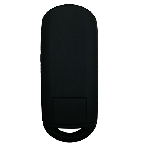 Coolbestda 2Pcs Rubber 4buttons Smart Key Fob Full Protector Remote Skin Cover Case Keyless Jacket for 2018 2017 Mazda CX-5 CX-7 CX-9 Mazda 3 6 MX-5 Miata Toyota Yaris Black