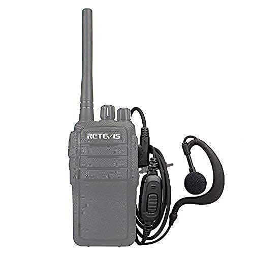 Retevis RT21 Adult Walkie Talkies(6 Pack) with Headsets (10 Pack), 2 Way Radio Hands Free with Six-Way Multi Gang Charger Long Range for Organization Business, C Shape Earhook Walkie Talkie Earpiece