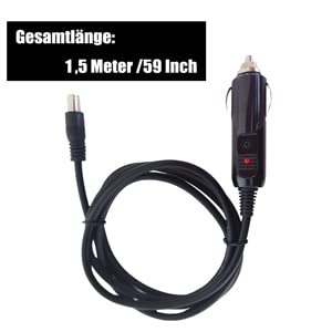 iHaospace DC 8 mm Car Charging Cable, DC7909 7.9 x 5.5mm Car Cigarette Lighter Cable for Bluetti EB70 EB3A Powerstation