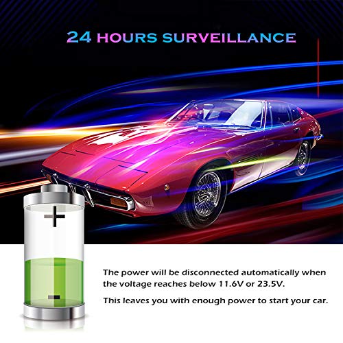 Dash Cam Hardwire Kit, Mini USB Hard Wire Kit Fuse for Dashcam, Plozoe 12V-24V to 5V/2A Car Dash Camera Charger Power Cord(13ft)
