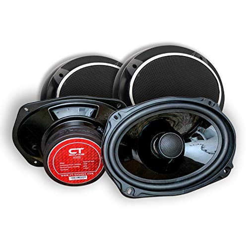 CT Sounds Strato 6x9â 320 Watt 2-Way Weatherproof Coaxial Car Speakers, Pair