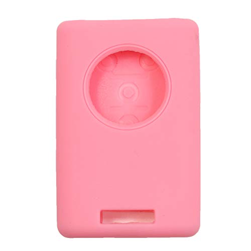 Btopars 2pcs 5 Button Smart Remote Key Fob Rubber Case Cover Protector Compatible with Cadillac ATS CTS DTS STS XTS ATS SRX Escalade Black Pink