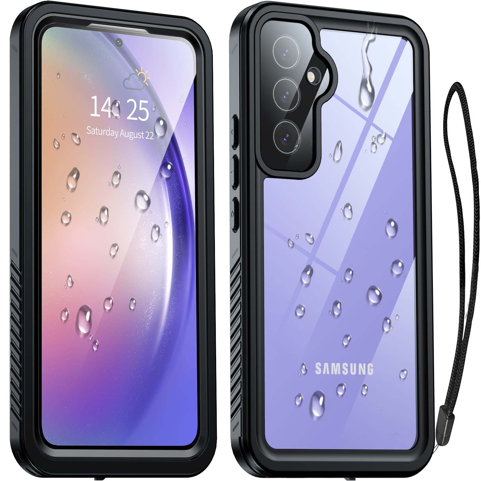 Oneagle for Samsung Galaxy A54 5G Case Waterproof, Built-in Screen & Lens Protector, Full Body [Waterproof Shockproof Dustproof] [IP68 Underwater] Heavy Duty Anti-Scratched Rugged Case for A54 5G 6.4"