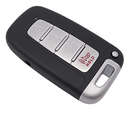 vurbemes 4 Buttons Replacement Key Fob fit for 2010 2011 2012 2013 2014 2015 Hyundai Sonata Elantra Genesis Veloster Kia Optima Smart Keyless Entry Key Fob (SY5HMFNA04)