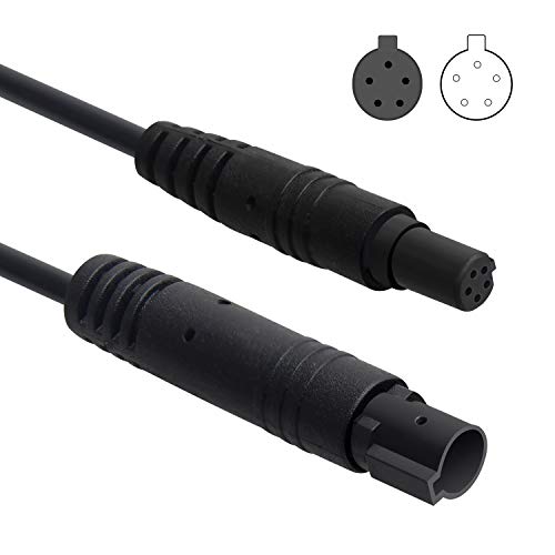 YiePhiot Extension Cord Dash Cam Backup Camera Rear View Mirror Camera Recorder Cable (5-pin 6.5ft/2m)
