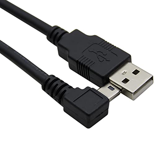 Dash Cam Cable 90 Degree Mini-B Charger Cord Data Sync Charging Adapter Compatible with Old Shark G16 Dash cam,VAVA Dash cam,rexing v1 gen3,Vizomaoi Dash cam,70mai Dash cam pro,Apeman C450A