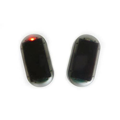 1.2V80mA Fake Solar Car Alarm Led Light Security System Warning Theft Flash Red Rechargeable Battery with USB