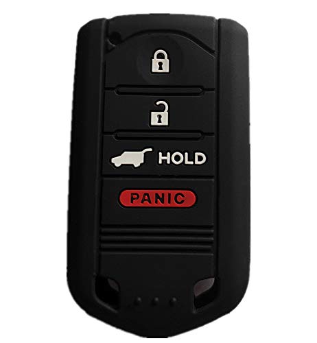 Smart Key Fob Cover Case Protector Keyless Remote Holder for Acura MDX TL TLX ZDX RDX TSX RL ZD IL M3N5WY8145 (Not fit Engine Hold FOB) Black OEM Part Number 267F-5WY8145 KR5434760