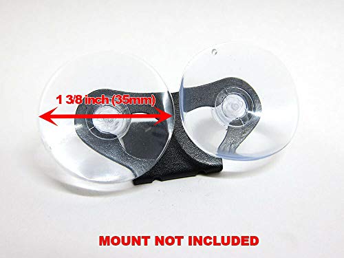 Ramtech 4-Pack Suction Cups Replacement Kit for Radar Laser Detector Windshield Mounts for Beltronics STi Magnesium Construction, STi Magnum 940 955 965 995 GX65 RX55 RX65 V6 V8 V10 V12, SCLD