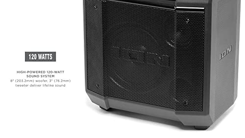 ION Explorer FX High-Power Bluetooth Speaker with Sound Effects IPX4 Water-Resistant (Renewed)