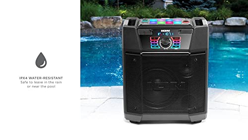 ION Explorer FX High-Power Bluetooth Speaker with Sound Effects IPX4 Water-Resistant (Renewed)
