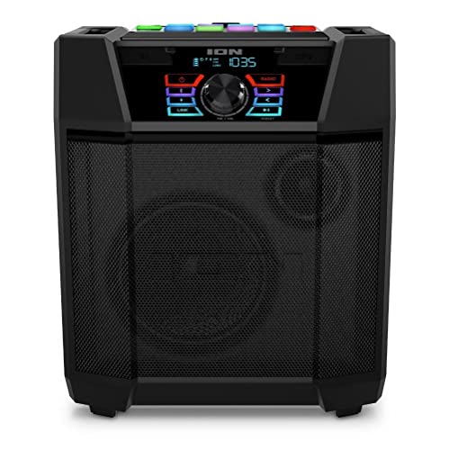 ION Explorer FX High-Power Bluetooth Speaker with Sound Effects IPX4 Water-Resistant (Renewed)
