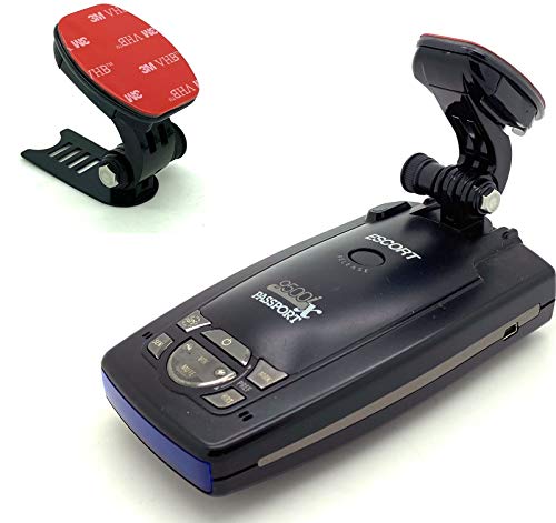 LycoGear Radar Detector Easy Connect Adhesive Mount for Passport 9500ix 9500i Passport 8500 7500 X50 x70 x80 Solo S2 S3 S4 SC 55 s75 s75g Radar Detectors