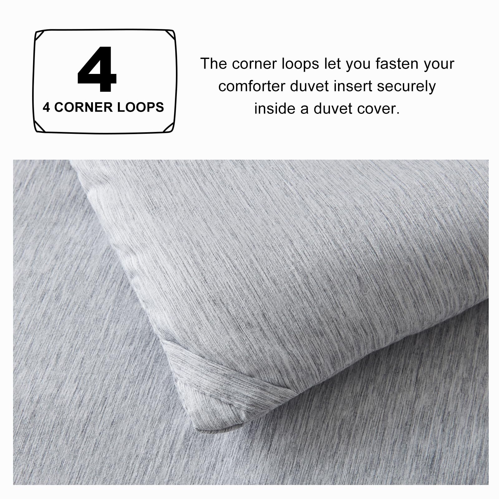 CozyLux Twin/Twin XL Comforter Set Dorm Bedding, 2 Pieces Light Grey Twin Extra Long Soft Luxury Cationic Dyeing Comforter for College, Light Gray Breathable Bed Set with 1 Comforter and 1 Pillow Sham