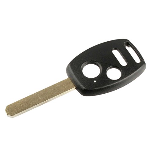 Key Fob Keyless Entry Remote Shell Case & Pad fits Honda 2007-2008 Fit / 2005-2010 Odyssey / 2005-2008 Pilot / 2006-2014 Ridgeline