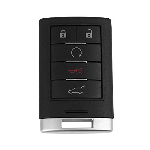 uxcell Keyless Entry Remote Control Car Key Fob Replacement NBG009768T 315Mhz 5-Button for Cadillac SRX 2010 2011 2012 2013 2014 2015 ATS XTS 2013-2014 ELR