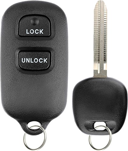 KeylessOption Keyless Entry Remote Control Fob Uncut Blank Car Ignition Key For HYQ12BAN, HYQ12BBX