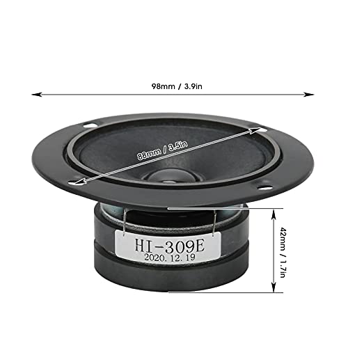 753 3in 4 Ohm Loudspeakers, 5W Speaker Audio Loudspeaker Tweeter Magnetic HiFi Treble Speaker
