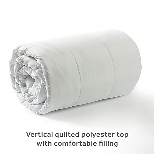 Sunbeam Electric Heated Mattress Pad - Twin, 39"x75", 12 Heat Settings, 12hr Auto Shut-Off, Fast Heating, Machine Washable - White