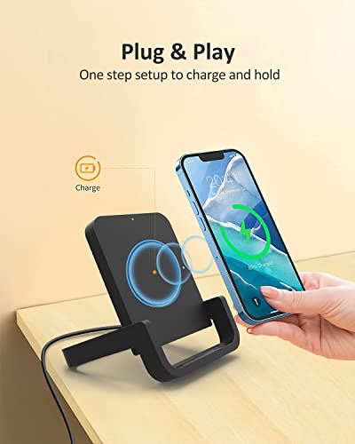 BUBEYYIE Fast Wireless Charger 10W Charging Stand Compatible with iPhone 13 12 11 Pro XR XS X 8 Plus Samsung Galaxy S20 S10 Note 20 10 Google LG and Other Cell Phones…
