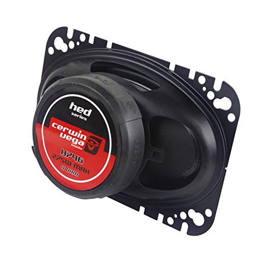 Cerwin-Vega H746 4" x 6" 30W RMS / 275W MAX 2-Way Coaxial Speakers Set of 2 - Black