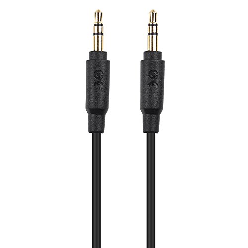 Cable Matters 2-Pack Coiled 3.5mm Male to Male Stereo Audio Cable - Stretches from 2 to 4 Feet