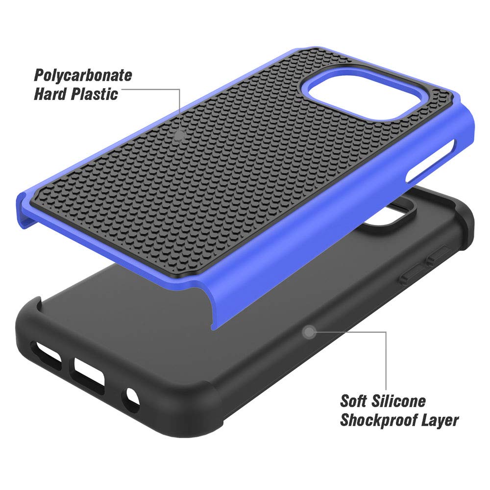 Galaxy S7 Case, SYONER [Shockproof] Defender Protective Phone Case Cover for Samsung Galaxy S7 (5.1", 2016) [Blue]