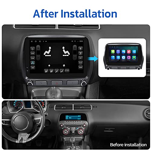 aoonav Android 10 inch Touch Screen car Radio for Chevrolet Camaro 2010 2011 2012 2013 2014 2015, GPS Navigation 4GB+64GB Support with carplay/bluetooth/4G/DSP Head Unit Stereo