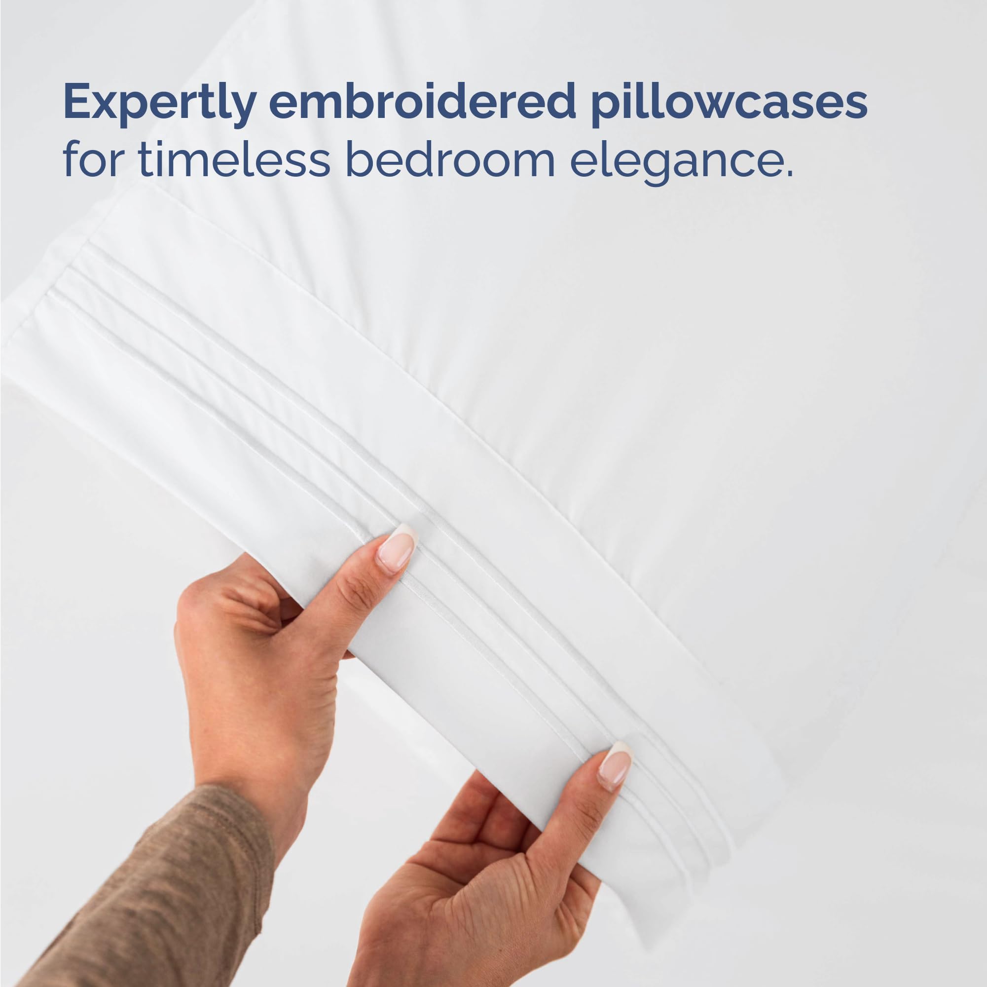 Twin Size 3 Piece Sheet Set - Comfy Breathable & Cooling Bed Sheets Set - Hotel Luxury Bedding for Women, Men, Kids & Teens - Deep Pockets, Easy Secure Fit, Soft and Wrinkle Free - Oeko-Tex - White