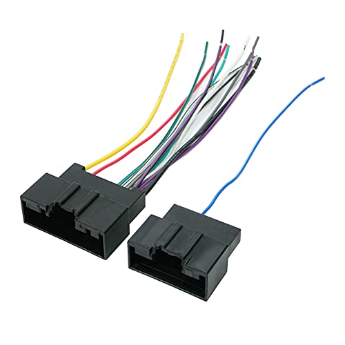 RED WOLF Radio Stereo Wiring Harness Connector Plug for Ford Transit 2014-2019, 2013-2018 Ford Fiesta, 2013-2017 Ford Focus