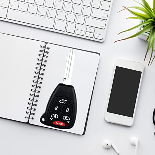 Keyless Remote Smart Replacement Key Fob Fits for 2004-2007 Chrysler Town and Country/Dodge Caravan/Chrysler Town and Country(FCC: M3N5WY72XX) Set of 2