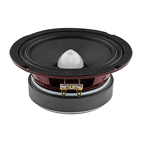 DS18 PRO-X6.4BMRGB Loudspeaker with RGB Light Bullet - 6.5", Midrange, 500W Max, 250W RMS, 4 Ohms - Premium Quality Audio Door Speakers for Car or Truck Stereo Sound System (1 Speaker)