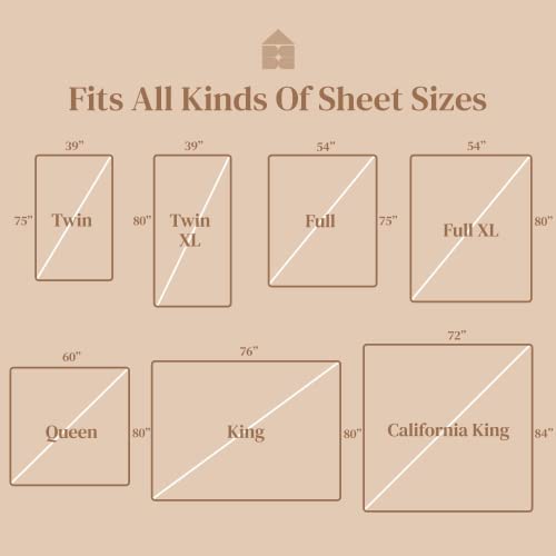 FeelAtHome Bed Sheet Holder Straps Criss-Cross - Sheets Stays Suspenders Keep Fitted/Flat Bedsheet in Place - for Twin Queen King Mattress Holders - Bed Sheet Strap - Fitted Sheet Clip Sheet Keepers