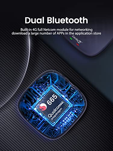 Carlinkit CarPlay Ai Box Android 12.0, 8+128G Adapter with Netflix, YouTube, Hulu,Disney+,Ai Box CarPlay Dongle Magic Box Carplay to Stream Media to Car & TV, Wireless CarPlay & Android Auto