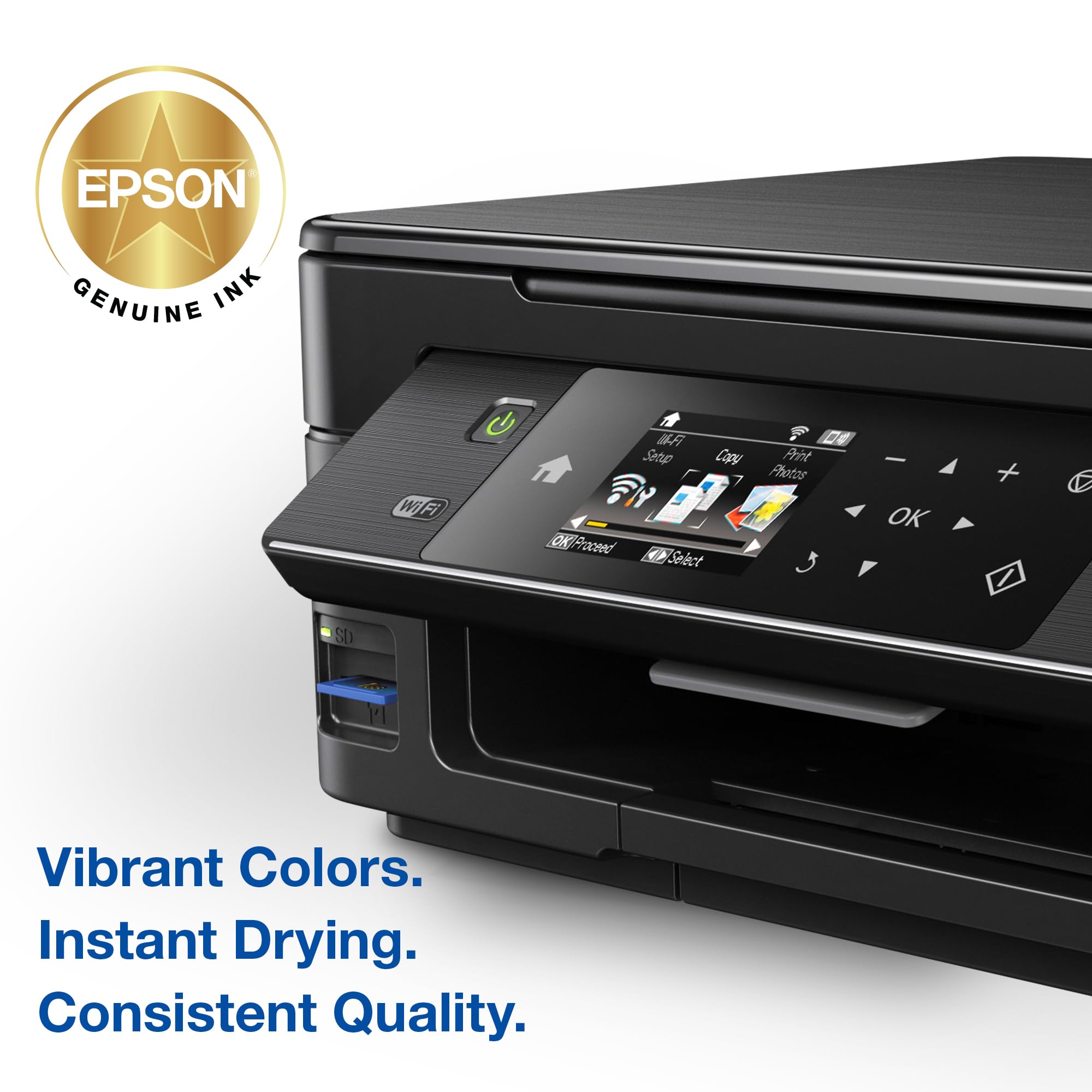 EPSON T288 DURABrite Ultra -Ink Standard Capacity Black & Color -Cartridge Combo Pack (T288120-BCS) for select Epson Expression Printers, Black and Color Combo Pack