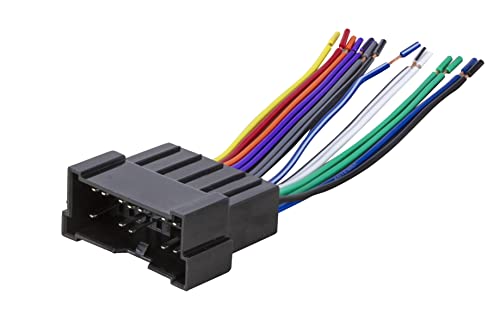 Scosche HY03B Compatible with Select 2000-08 Hyundai Power/Speaker Connector/Wire Harness for Aftermarket Stereo Installation with Color Coded Wires